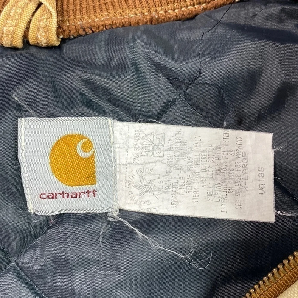 Carhartt | Jackets & Coats | Vintage Carhartt Vq86 Canvas Quilt Lined ...